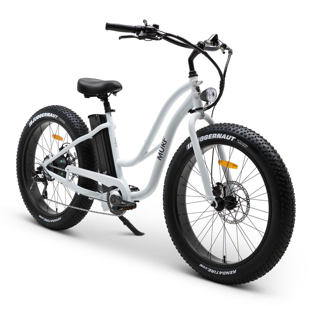 THE FAT MURF STEP THRU WHITE – MurfElectricBikes